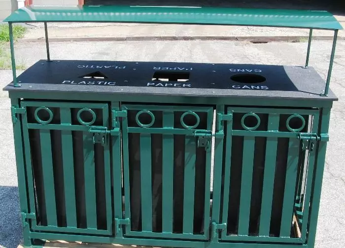 Three Stream Recycling bin | 3-stream Recycling Bins | Multi-bin ...