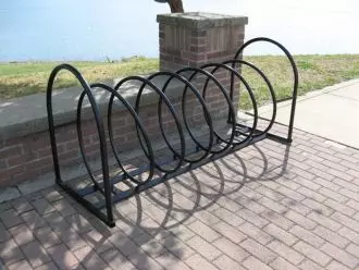 Bollard Bike Rack | Steel Bollard Bike Rack | Single Bike Rack | 2 ...