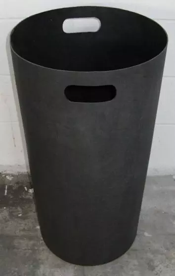 Trash Receptacle Liner | 24-Gallon Replacement Liner | Plastic Rigid ...