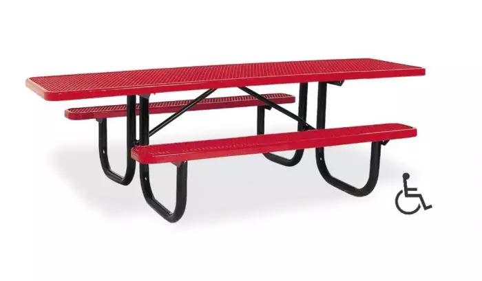 Extra Heavy Duty ADA Accessible Picnic Table | ADA Picnic Table ...