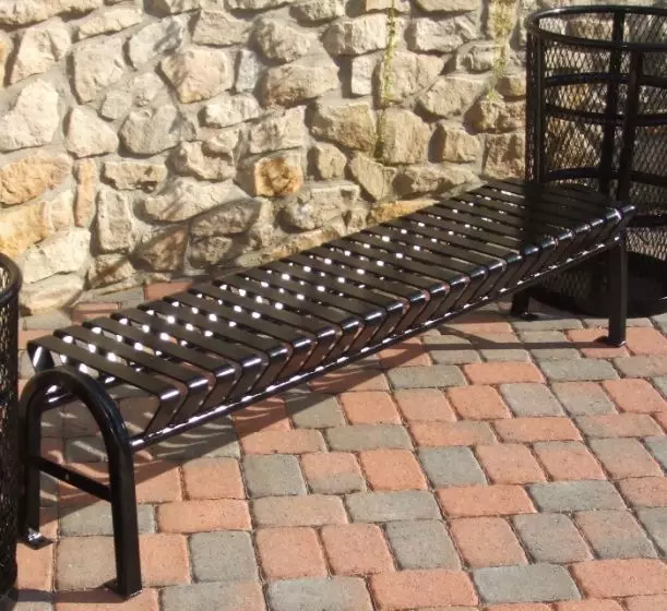 Bus Stop Bench | Backless Bench | 4 Foot Backless Bench | Steel Bus ...