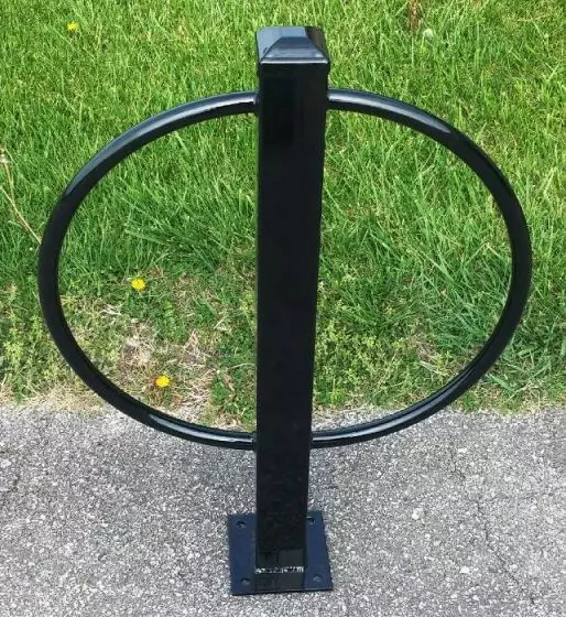 Bollard Bike Rack | Steel Bollard Bike Rack | Single Bike Rack | 2 ...