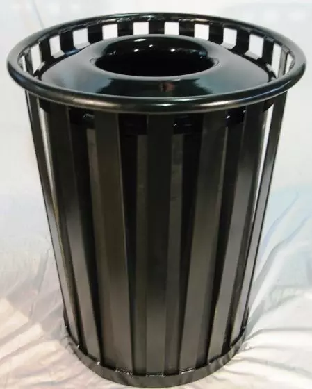 Trash Receptacle | 55-Gallon Trash Receptacle | Heavy Duty Trash ...