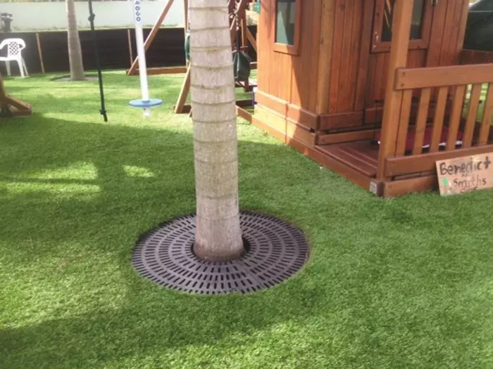 Tree Grate | Recycled Plastic tree grate | 3-foot round tree grate ...