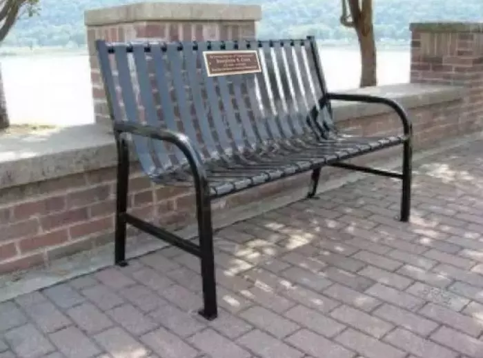 Memorial Park Bench | Memorial Plaque Park Bench | Bronze Plaque |4 ...