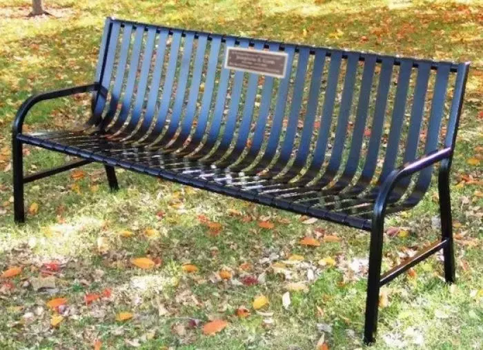 Memorial Park Bench | 6 feet Memorial Bench | Outdoor Memorial Bench ...