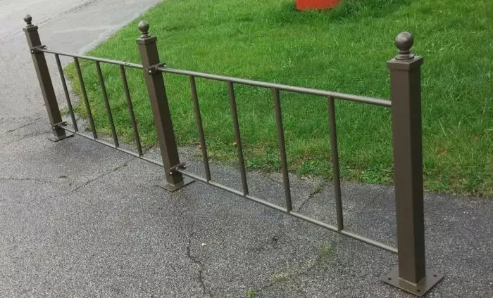 Bike Rack | 12 Bike Rack | Fence Design Bike Rack | Expandable Bike ...