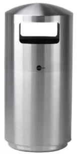 39-Gallon Stainless Steel Trash Receptacle | Cleanline 39 SL ...