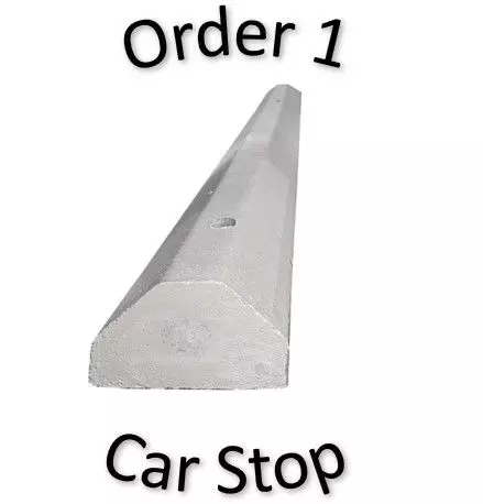 Car Stop | Wheel Block | 6 Foot Traditional Car Stop | Parking Curb ...
