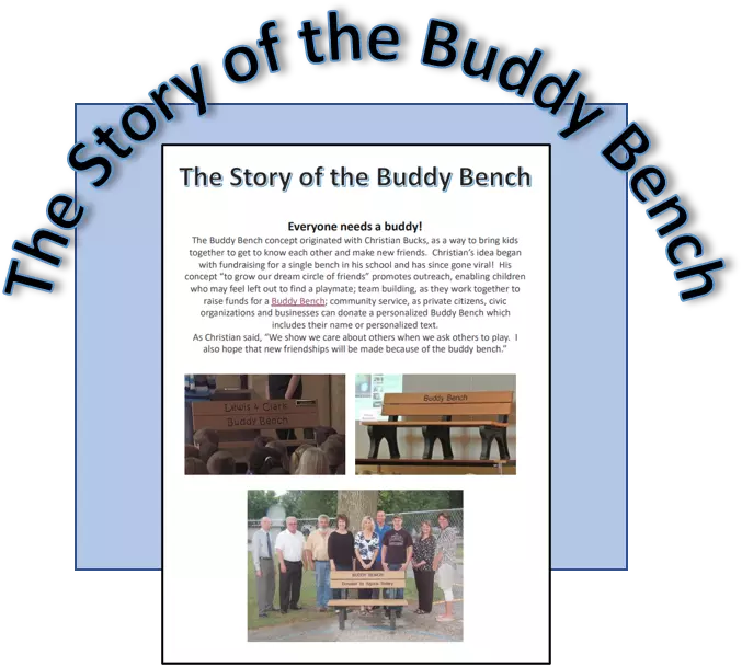 Memorial Park Bench - 4' EconoMizer Buddy Bench - recycled plastic ...