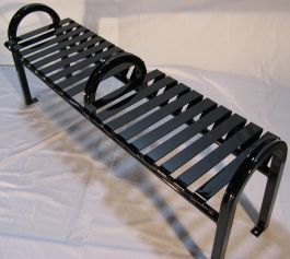 Bus Stop Bench | 8 Foot Backless Bus Stop Bench | Steel Bus Stop Bench ...