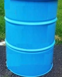 Steel Drum | Recycle Bin 55 Gallon Drum | Outdoor Recycle Drum | 55 ...