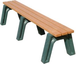 Park Bench - 6' EconoMizer Flat Bench - recycled plastic - OCC Outdoors ...