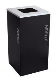 24 Gallon Modular Square Recycle Bin,Trash | Black Tie Modular Recycle ...