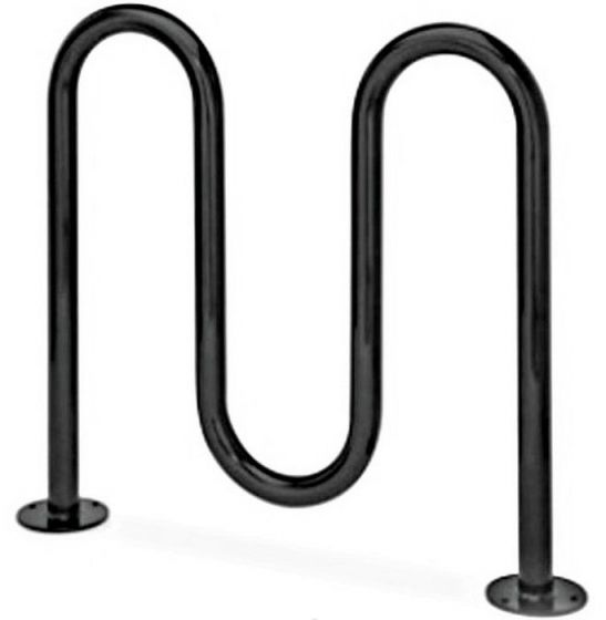 Bike Rack | Serpentine Bike Rack | Double Serpentine Bike Rack | Wave ...