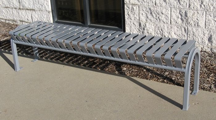 Backless Bench | 6 Foot Backless Bus Stop Bench | Backless Bench ...