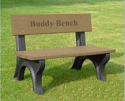 Landmark Park Bench | 4 foot Bench | Recycled Plastic Park Bench ...