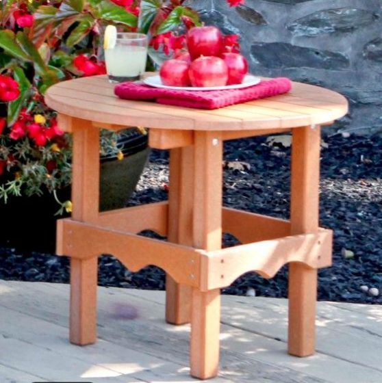 Pool side table - Round patio side table - patio furniture - OCCOutdoors