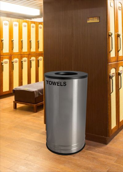 Towel Bin | Stainless Steel towel bin | Gym. towel bin | pool towel bin ...