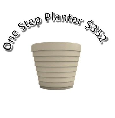Four-Planter - Step Planters 32" - - Self-Watering - Resin - OCCOutdoors